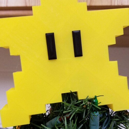Super Mario Star Tree Topper | Etsy