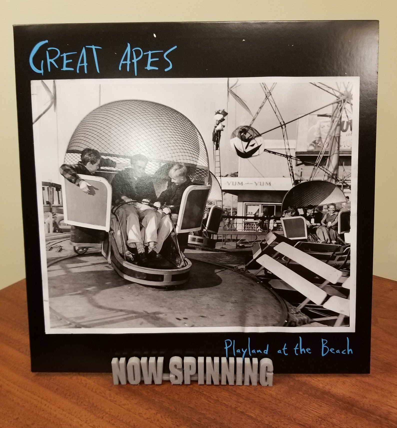 Now Spinning Display Stand Vinyl Record Display Stand - Etsy