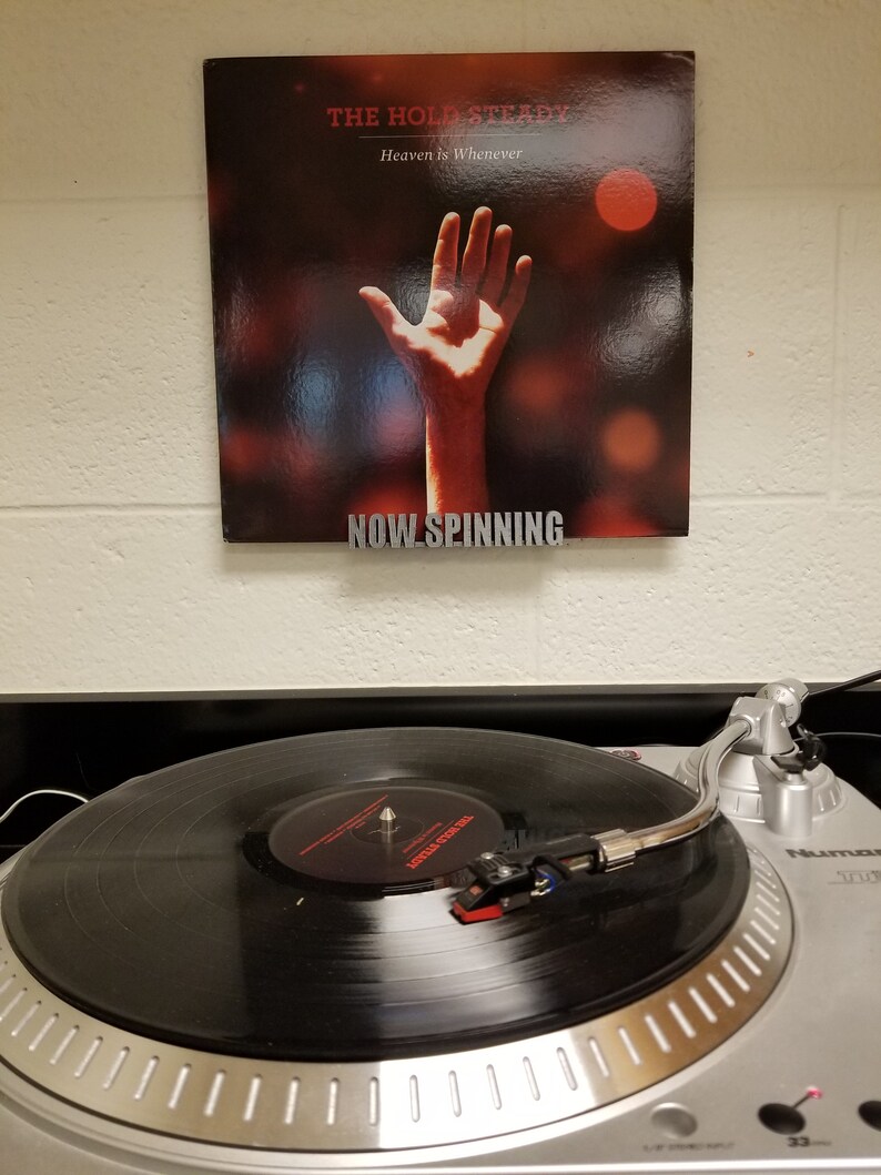 Now Spinning Display Stand Wall Mount Vinyl Record Display - Etsy