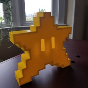 Super Mario Star Tree Topper | Power Star | Mario Star | Retro Star - Etsy
