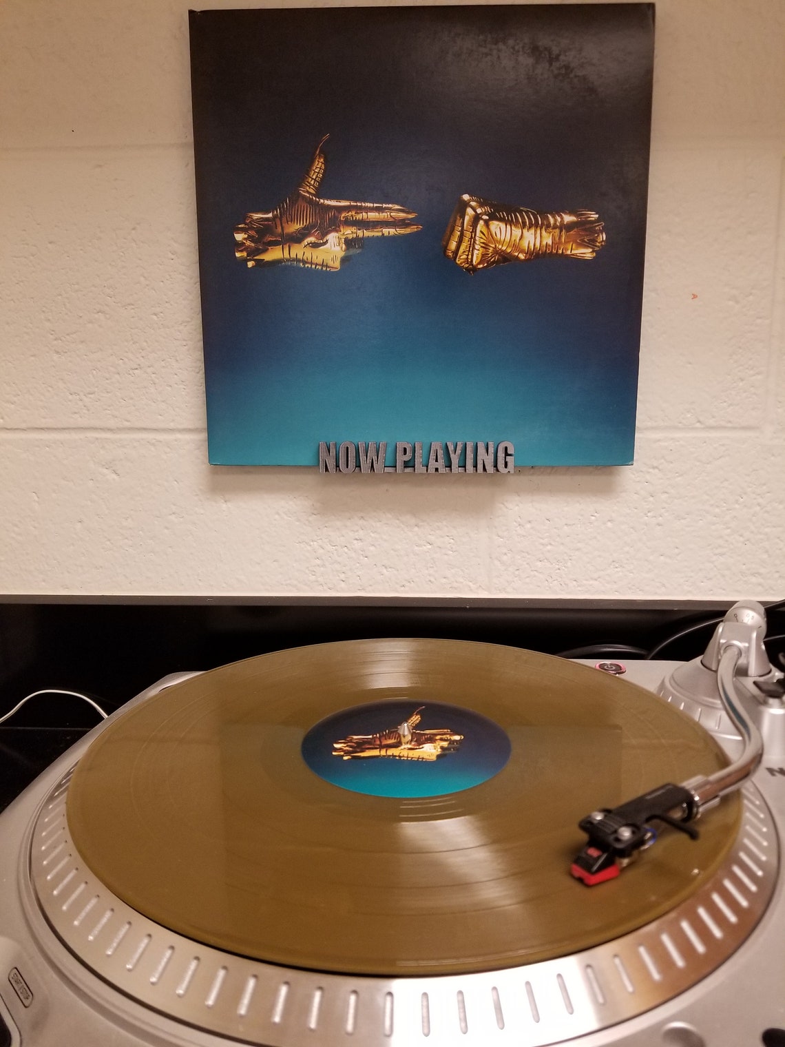 Now Playing Display Stand Wall Mount Vinyl Record Display | Etsy Canada