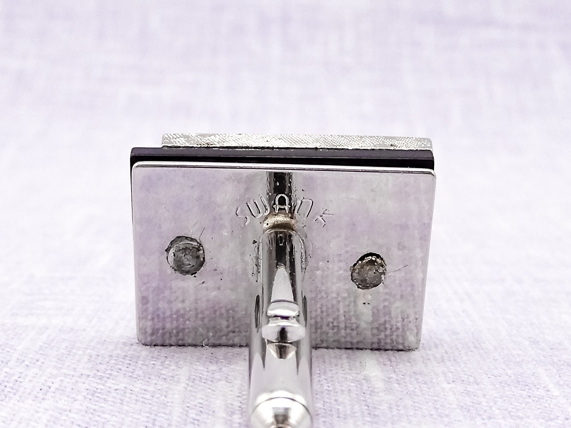 Vintage Silver-Toned Swank Monogrammed Cuff Links With J | Etsy