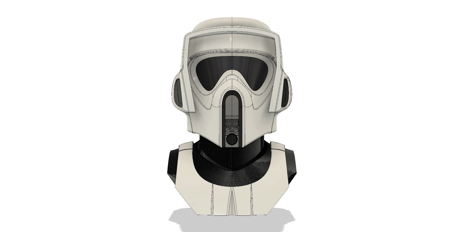 3D Printable Stand for Scout Trooper Helmet - Etsy