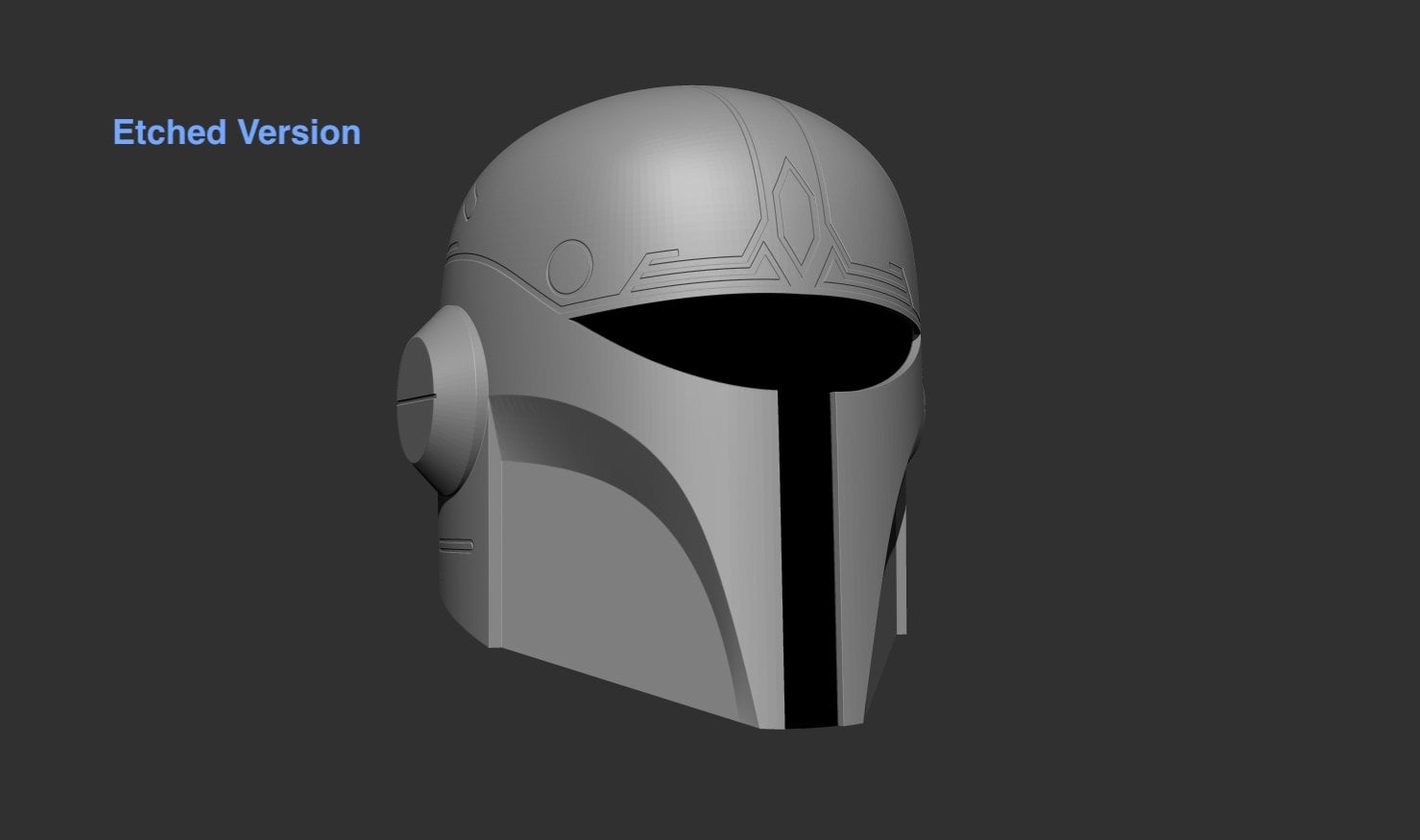3D Printable Helmet Inspired by Fenn Rau | Etsy