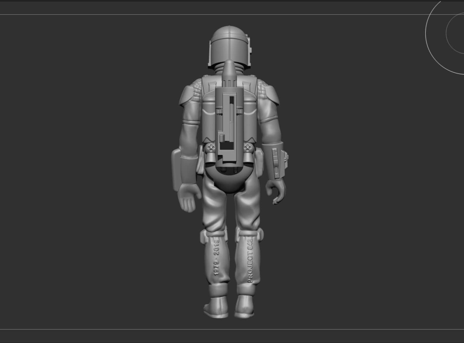 3D Printable Life Sized Action Figure Inspired by Vintage Boba Fett - Etsy