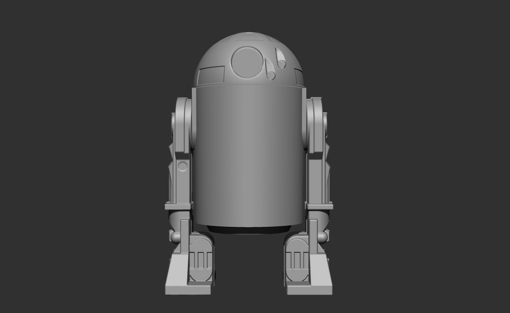 3D Printable Life Sized Action Figure Inspired by Vintage R2D2 | Etsy