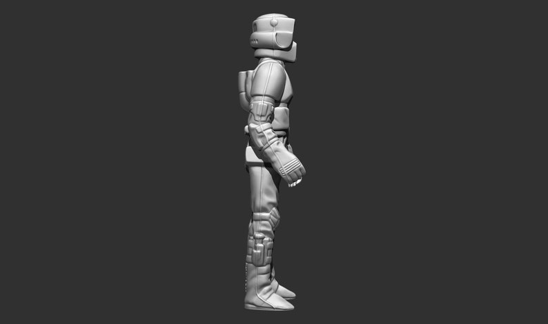 3D Printable Life Sized Action Figure Inspired by Vintage - Etsy
