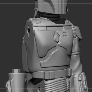 3D Printable Life Sized Action Figure Inspired by Vintage Boba Fett - Etsy