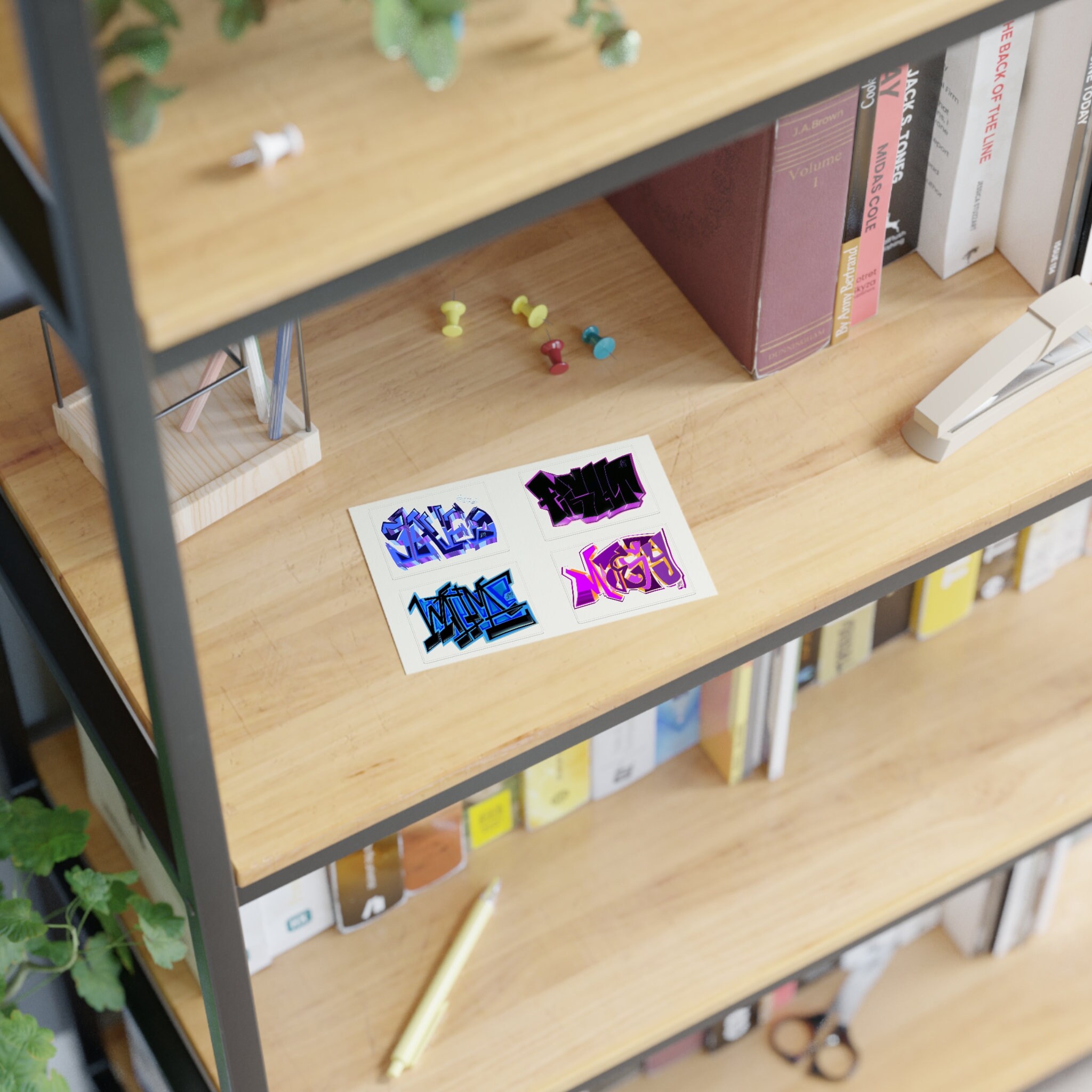 Graffiti Bible Verse Sticker Sheets - Etsy