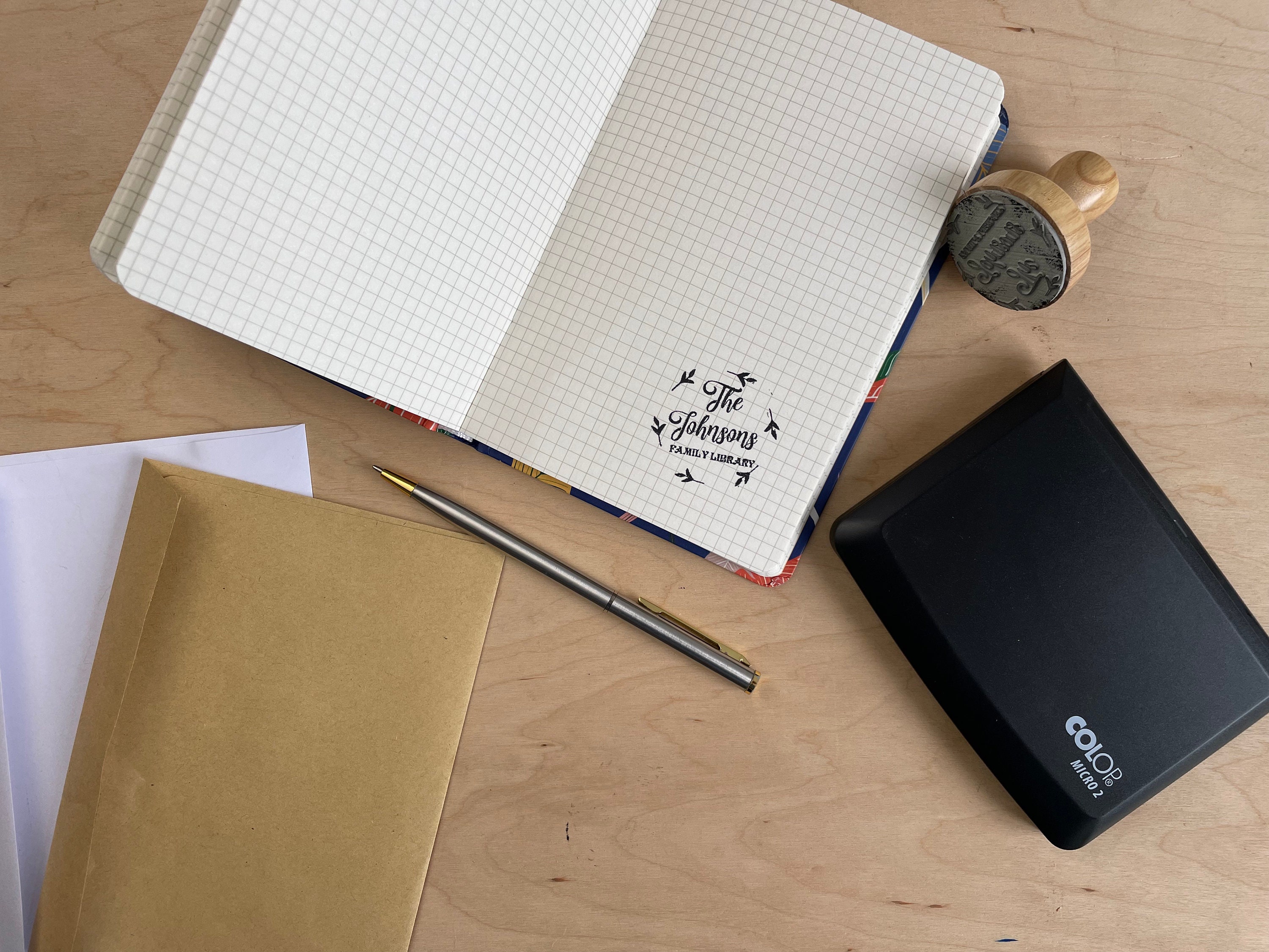 LIBRARY STAMP BOOK Stamp Ex Libris Stamp Custom Stamp - Etsy