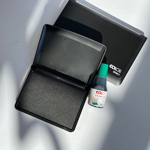 White Ink Pad: Rubber Stamp Ink, Wood & Paper - Etsy