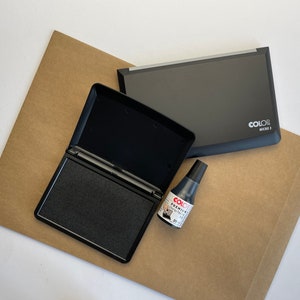 White Ink Pad: Rubber Stamp Ink, Wood & Paper - Etsy