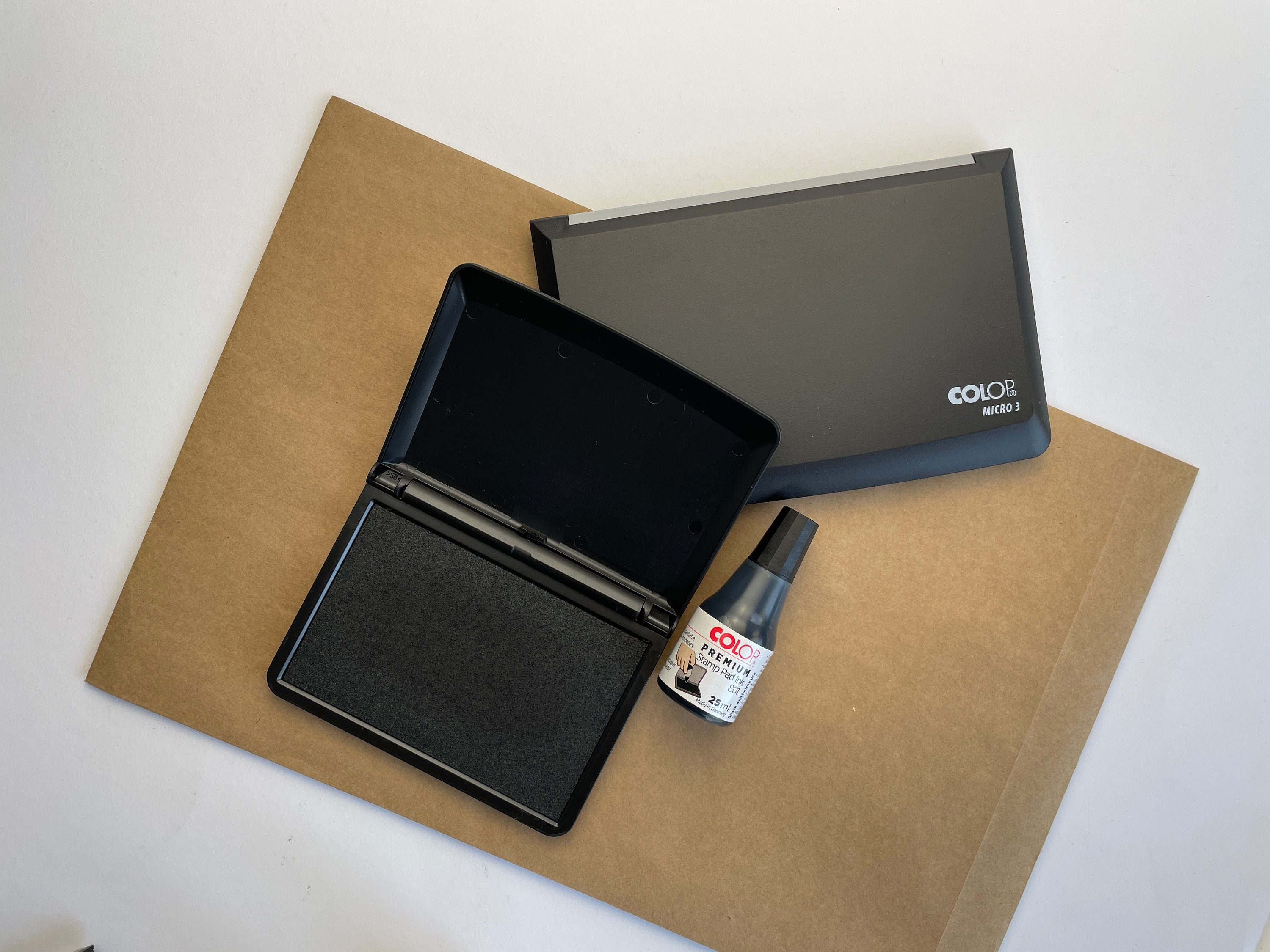 White Ink Pad: Rubber Stamp Ink, Wood & Paper - Etsy