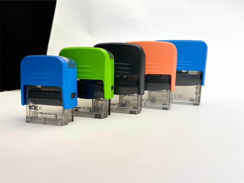 SELF INKING STAMP Custom Signature Stamp Name Stamp - Etsy