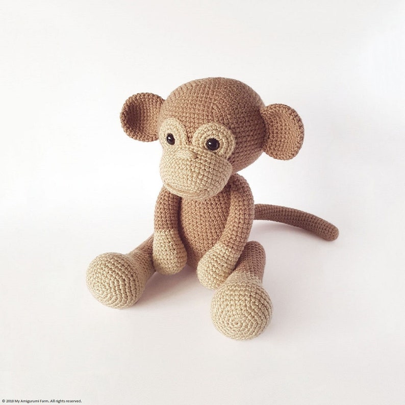 PATTERN BUNDLE: Crochet Monkey Pattern Amigurumi Monkey - Etsy