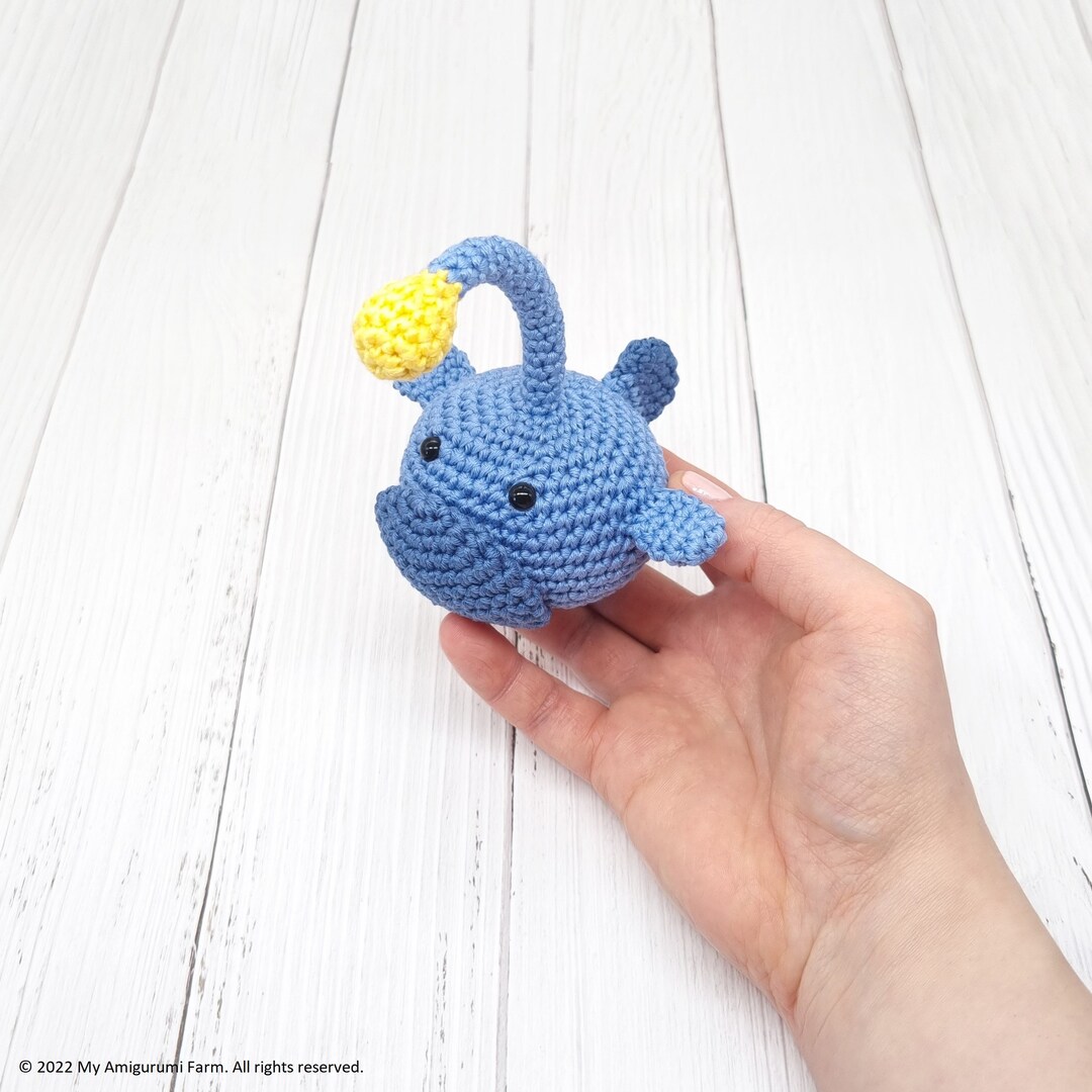 PATTERN: Crochet Small Anglerfish Pattern Amigurumi - Etsy