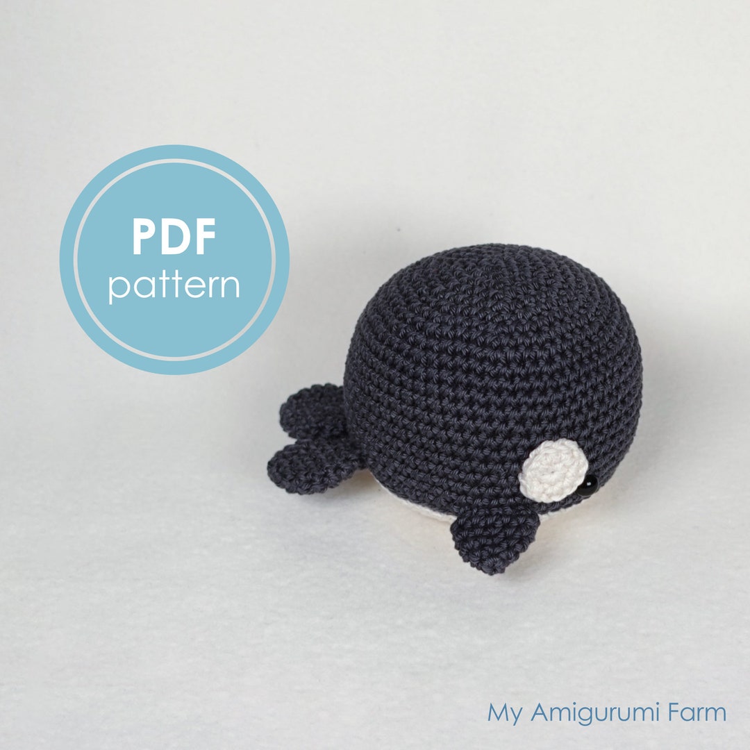 PATTERN - Orca Amigurumi Pattern - Orca Crochet Pattern - Fish - Sea ...