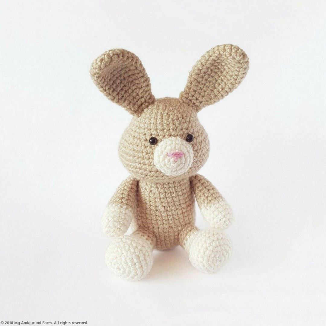 PATTERN: Crochet Bunny Pattern Amigurumi Bunny Pattern Crocheted Bunny ...