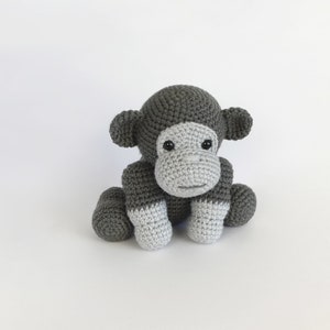 PATTERN - Small Gorilla Pattern - Amigurumi Gorilla Pattern - Crochet ...