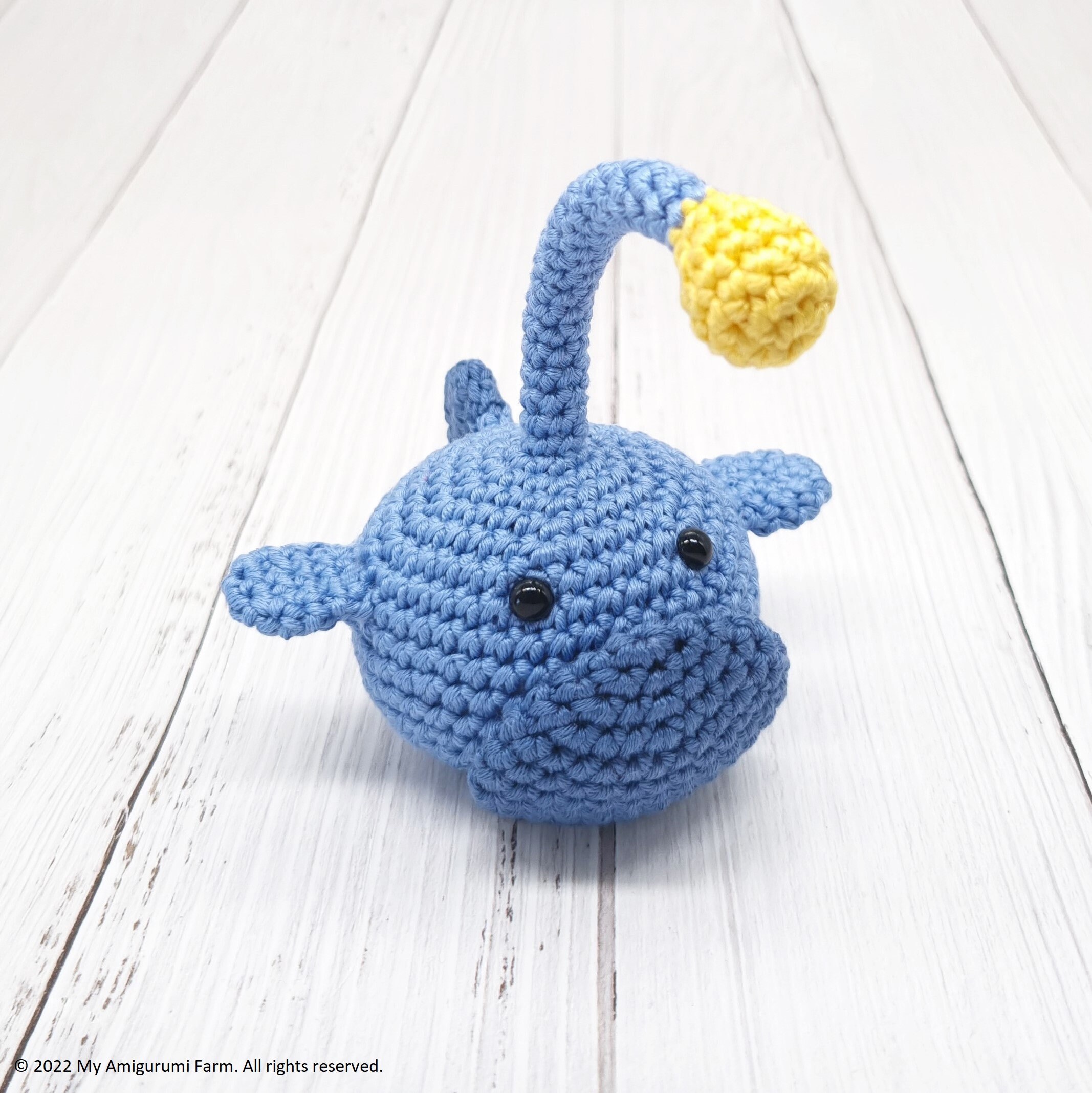 PATTERN: Crochet Small Anglerfish Pattern Amigurumi - Etsy