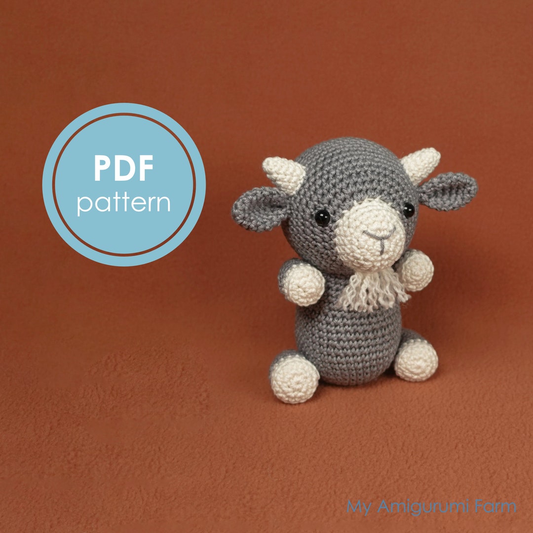 PATTERN - Goat Amigurumi Pattern - Crochet Goat Pattern - Crochet Ram ...
