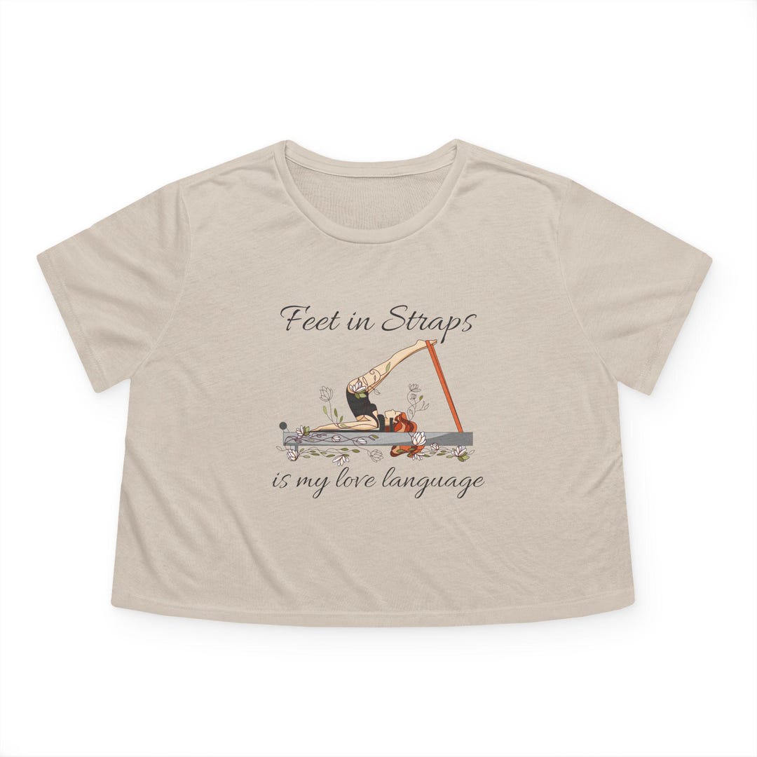 Feet in Straps is My Love Language - Cropped Tee - Etsy