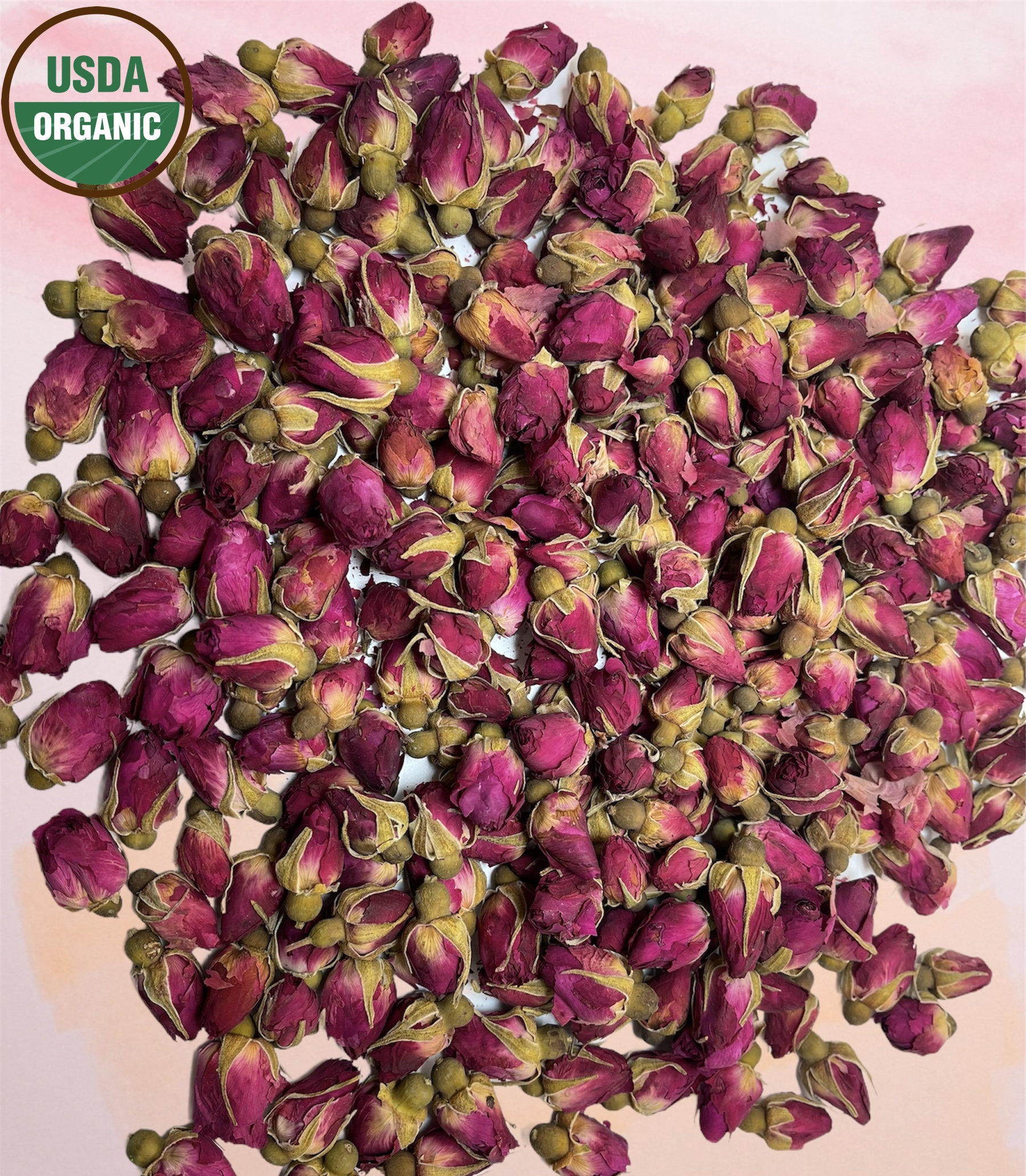 ORGANIC ROSE BUDS Whole 100% Pure & Natural Dried Red Rose - Etsy