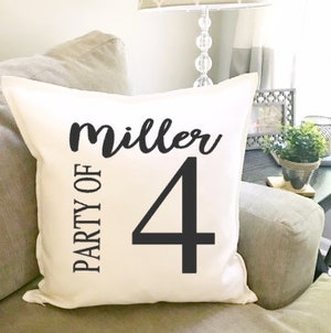 Number Pillow - Etsy
