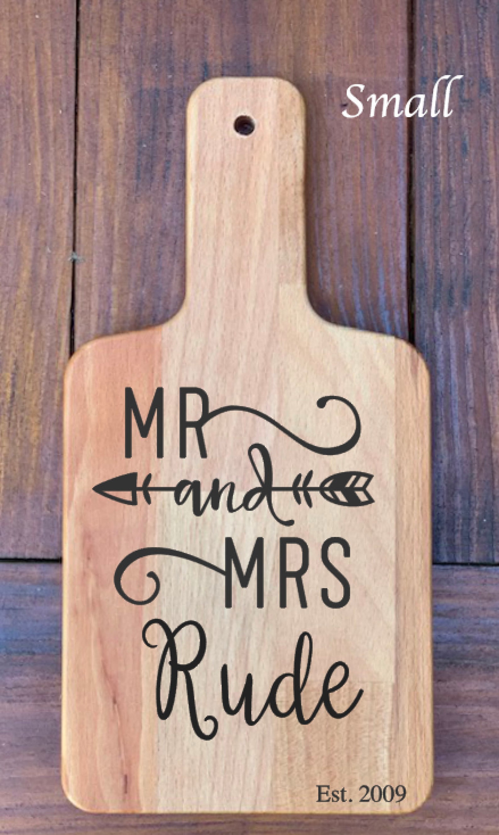 Mr. and Mrs. Cutting Board Personalized Board Chopping | Etsy
