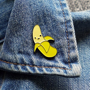 Banana Enamel Pin, Food Pin - Etsy