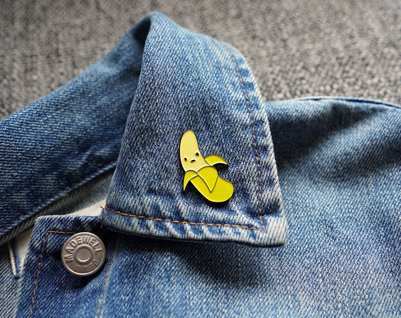 Banana Enamel Pin, Food Pin - Etsy