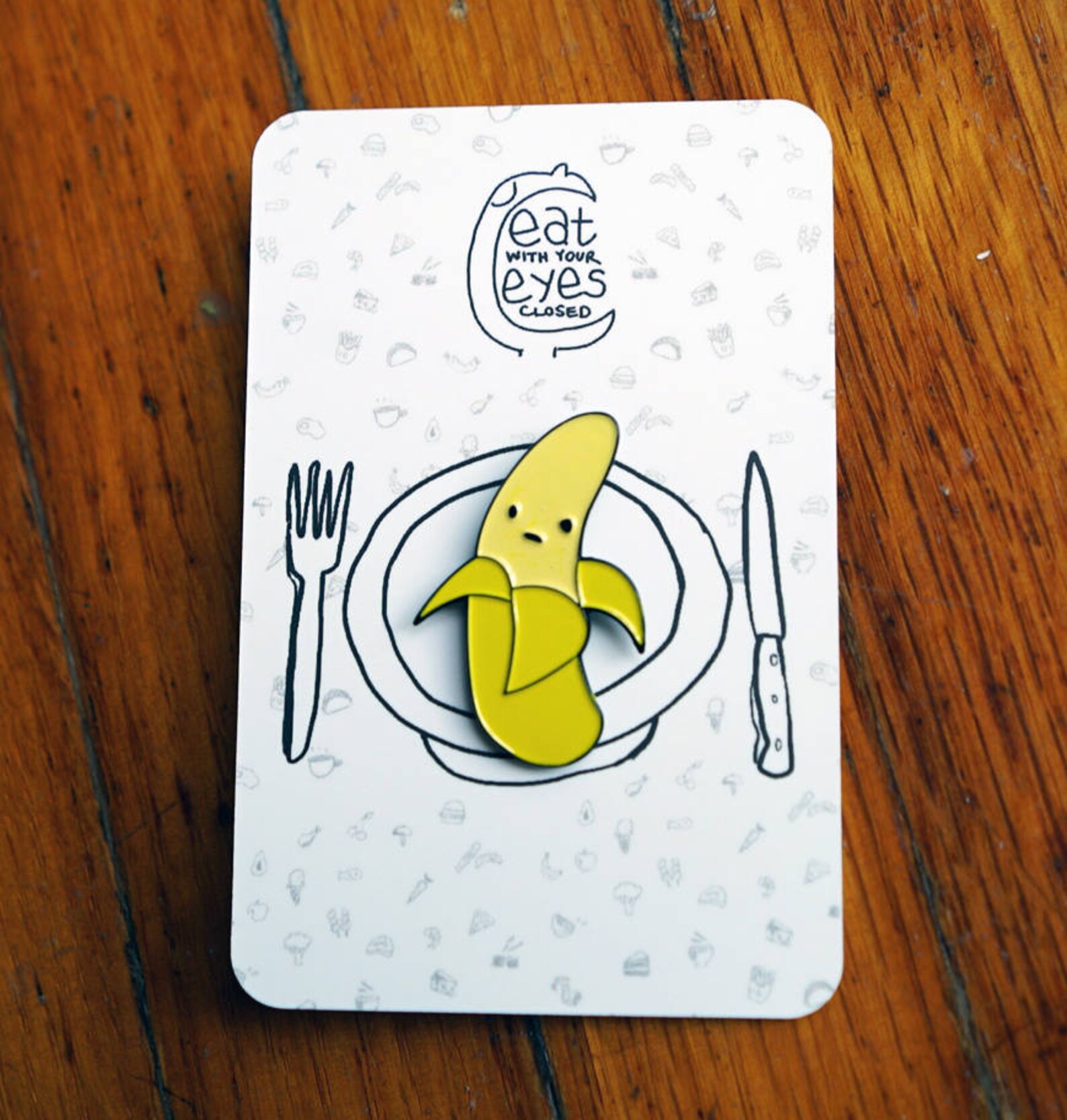 Banana Enamel Pin, Food Pin - Etsy
