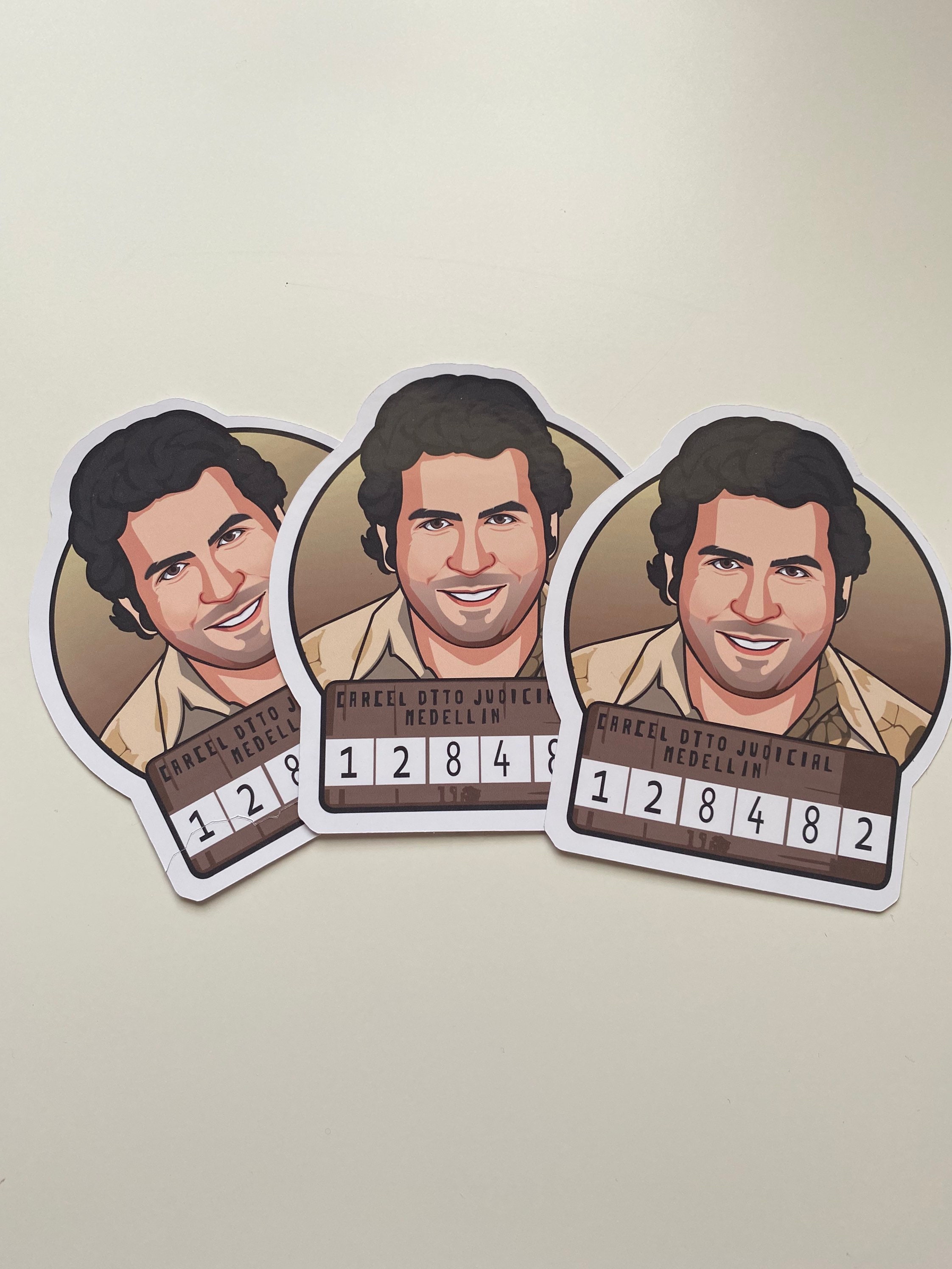 Pablo Escobar - Die Cut Stickers - Cartel - Medellin - - Etsy