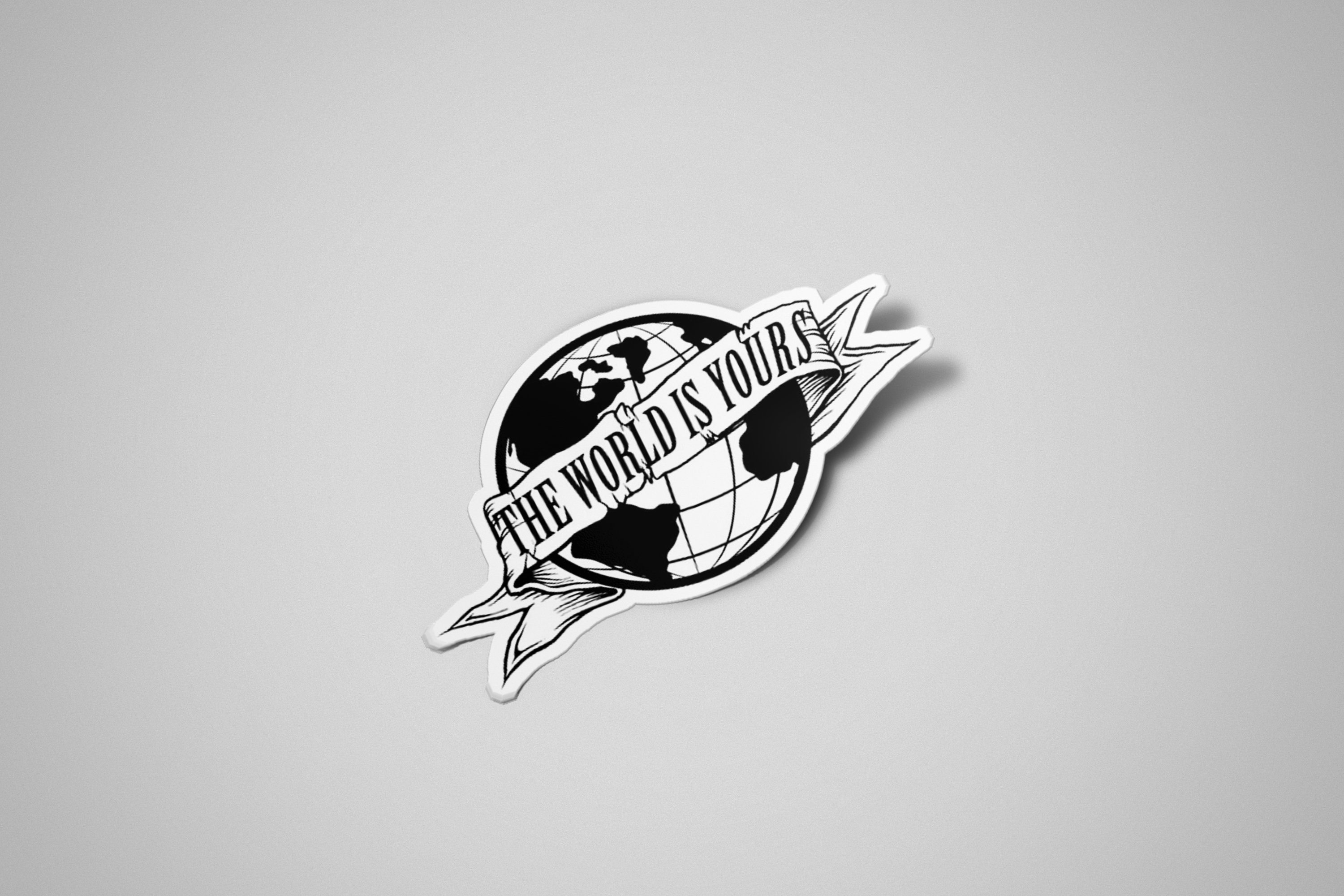 The World is Yours Die Cut Stickers Scarface - Etsy