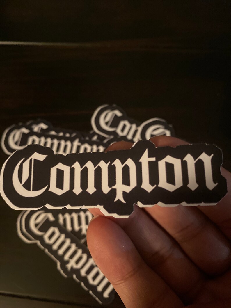 Compton - Die Cut - Stickers - Hip Hop Culture - Etsy