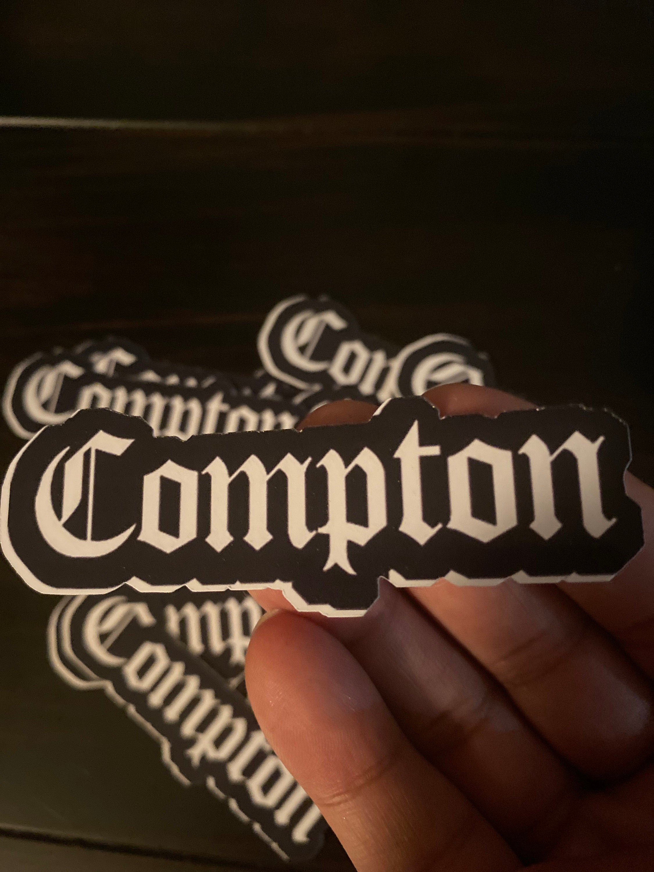 Compton - Die Cut - Stickers - Hip Hop Culture - Etsy