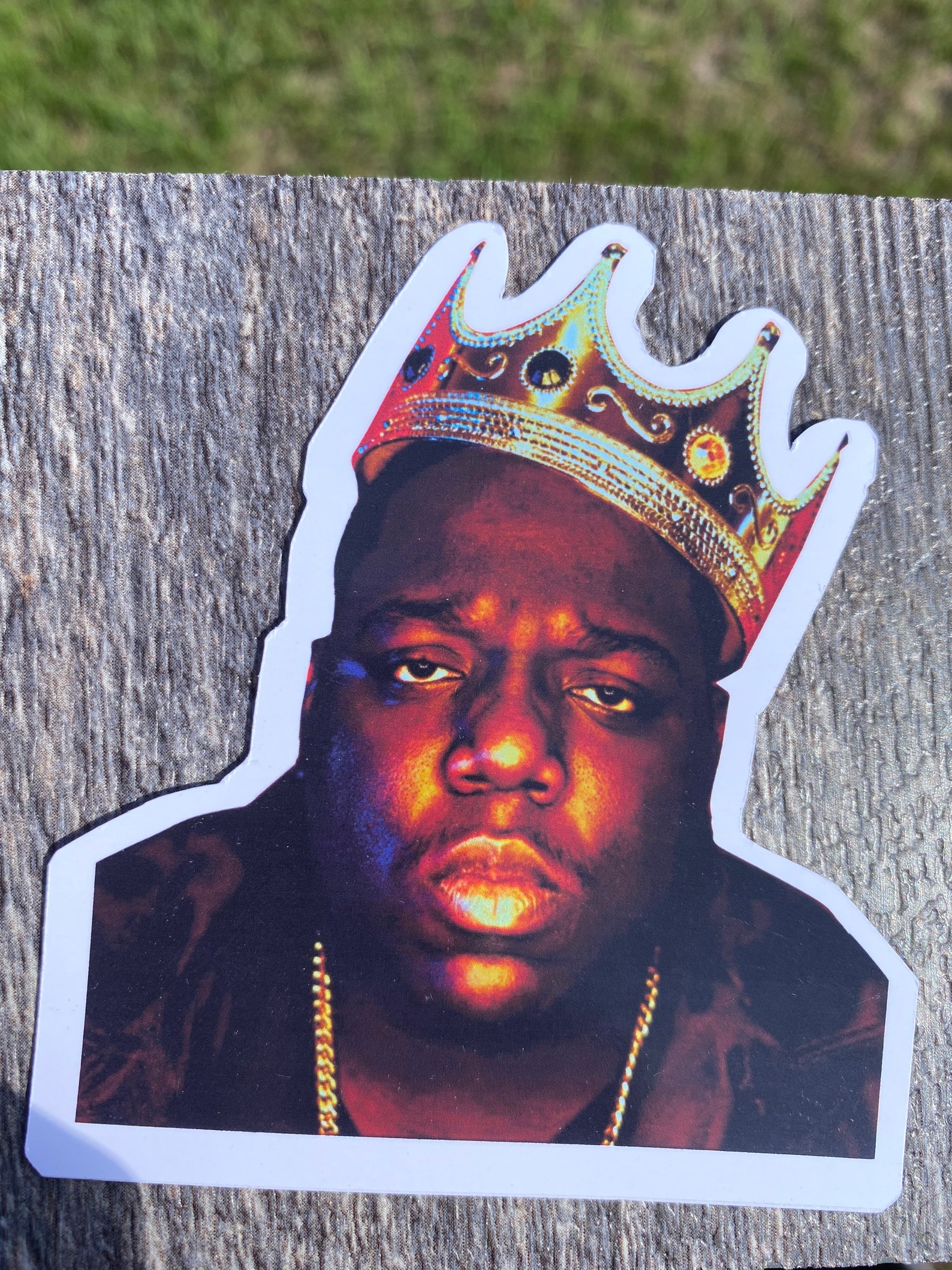 Biggie Smalls Sticker Notorious B.I.G Crown King of NY Hip Hop Stickers ...