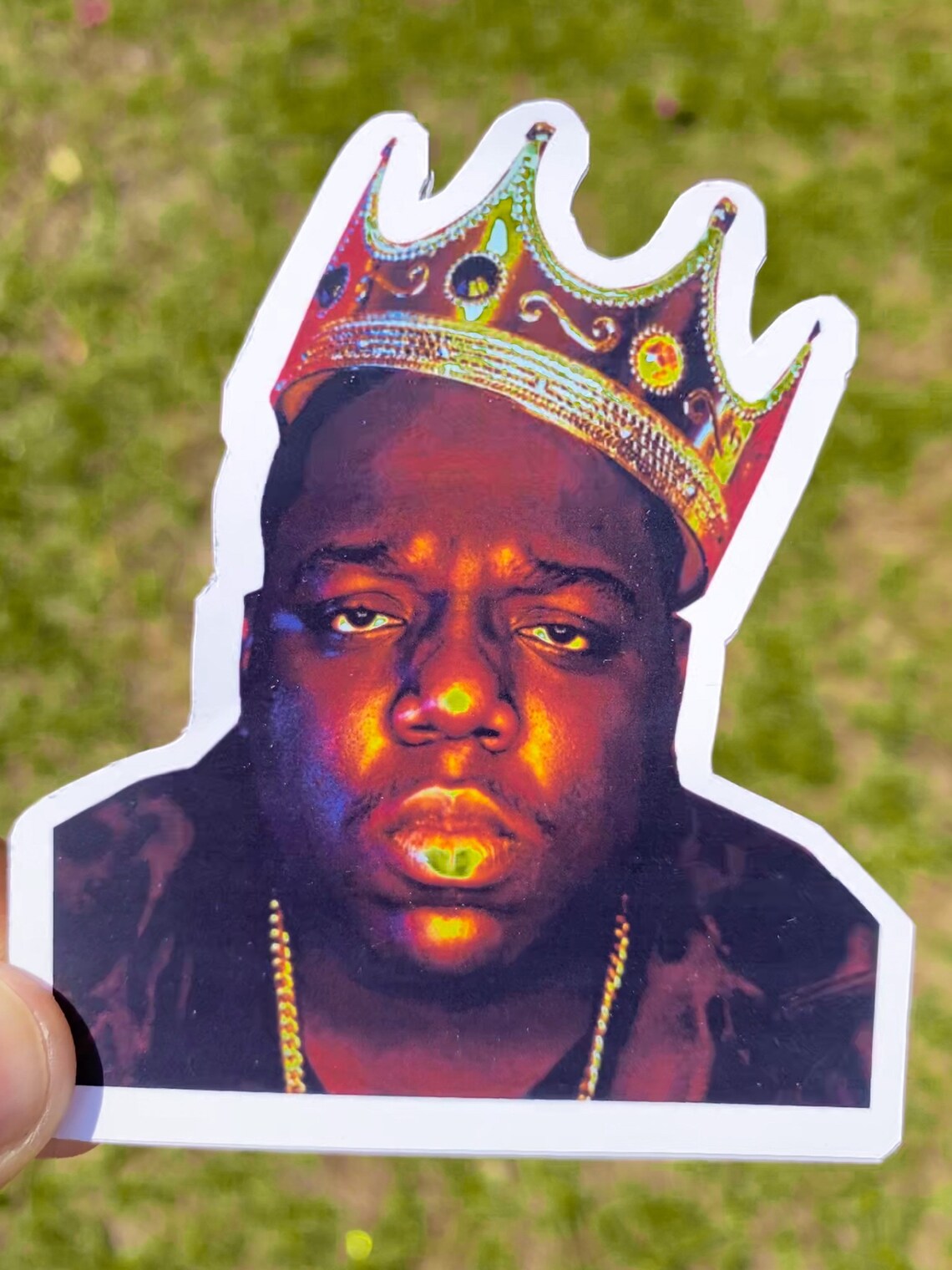 Biggie Smalls Sticker Notorious B.I.G Crown King of NY Hip Hop Stickers ...
