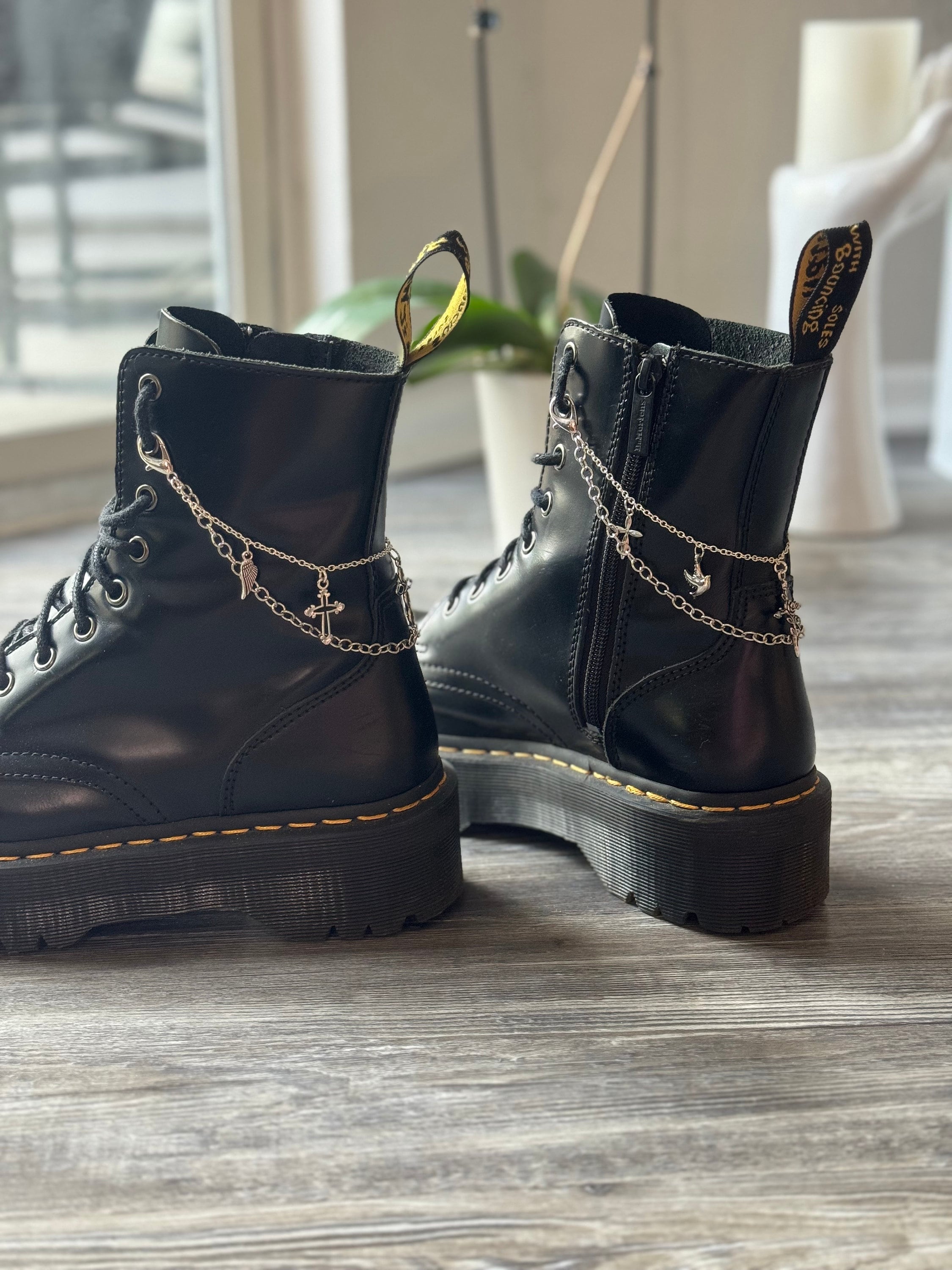 Charm Layered Shoe Chains - Etsy