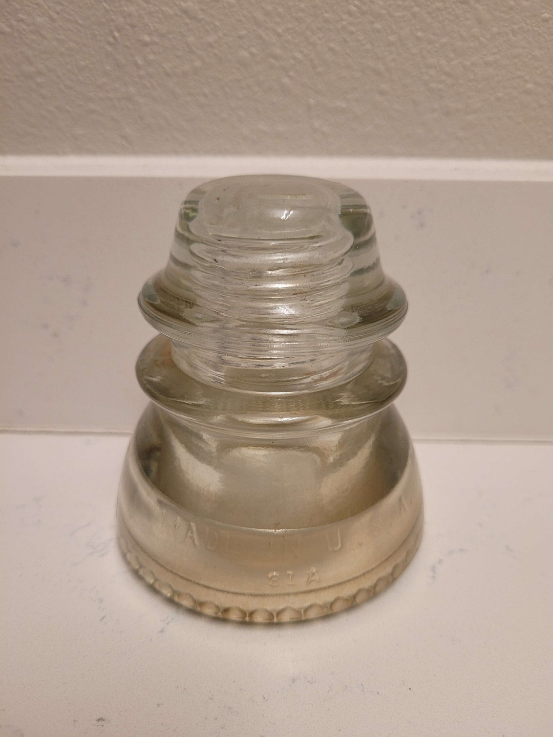 Antique Hemingray Clear Glass Insulator "41" - Etsy