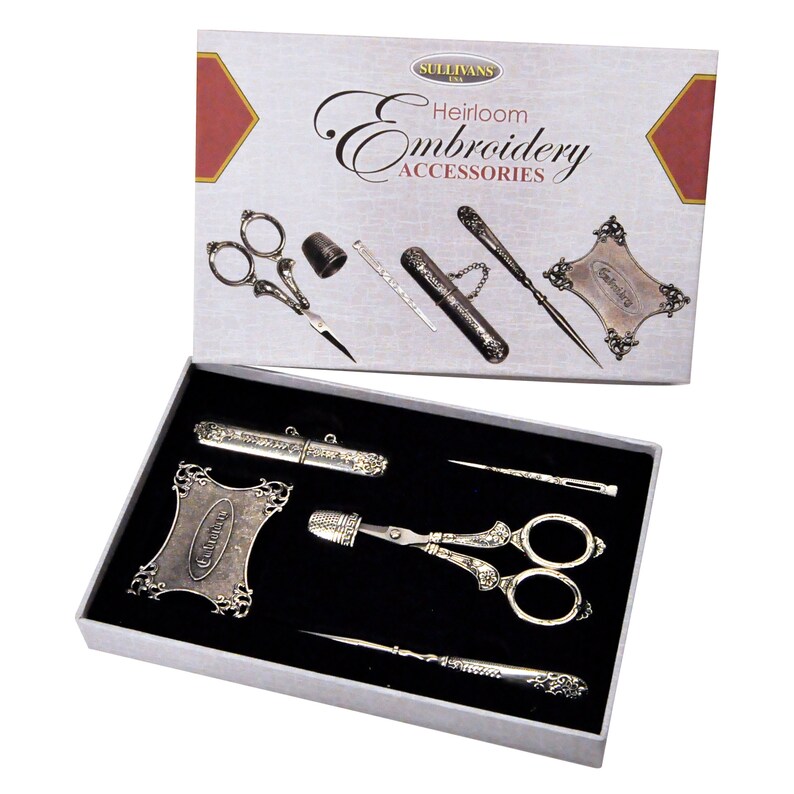 Heirloom Embroidery Accessories 6-piece Display - Etsy