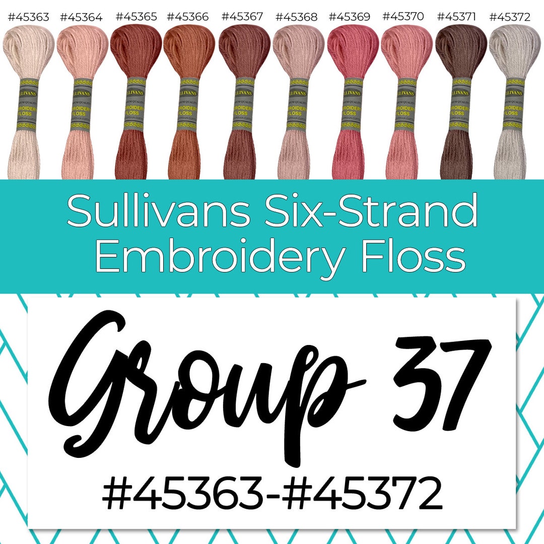 Sullivans Six-strand Embroidery Floss Group 37 - Etsy