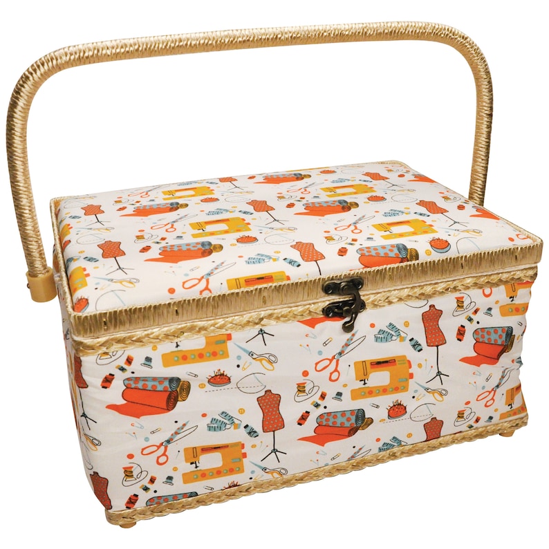 Folding Sewing Basket - Etsy