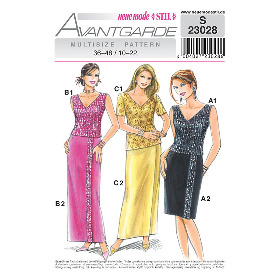 Neue Mode - Avant Garde - Pattern 23028 - Etsy