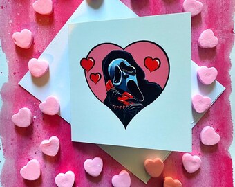 Ghostface Card - Etsy