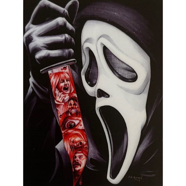 Ghostface Car Sticker - Etsy