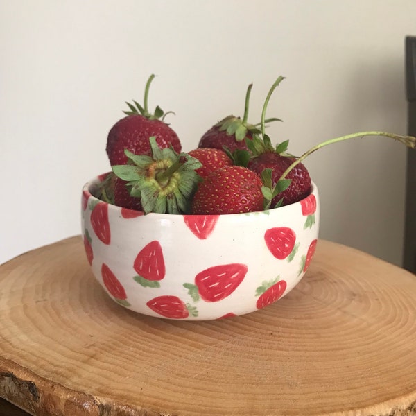 Ceramic Strawberry - Etsy