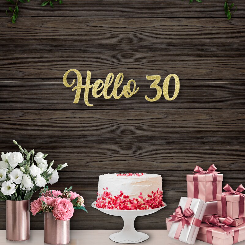 Hello 30 - Etsy