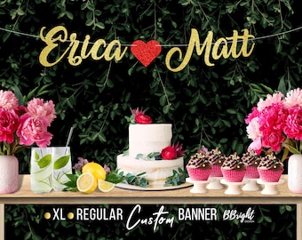 Personalised Congratulations Poster Banner Wedding Engagement ...