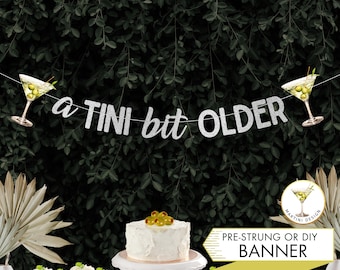 A Tini Bit Older Custom Painted Banner - Etsy